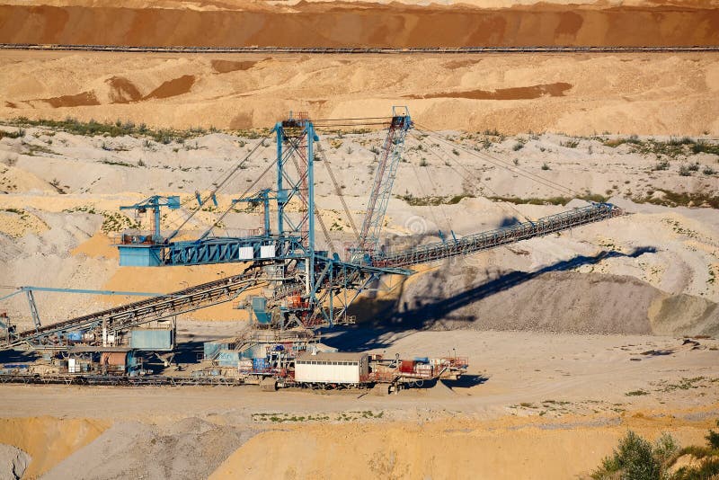 Coal Mine Excavation stock photo. Image of fuel, fossil - 247513316