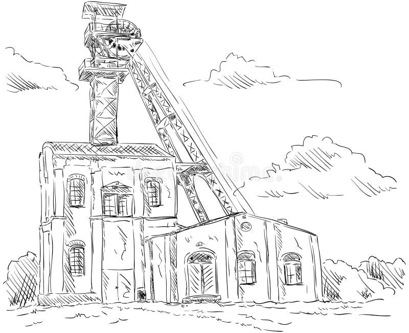 Sketches Of Coal Miners Coloring Pages
