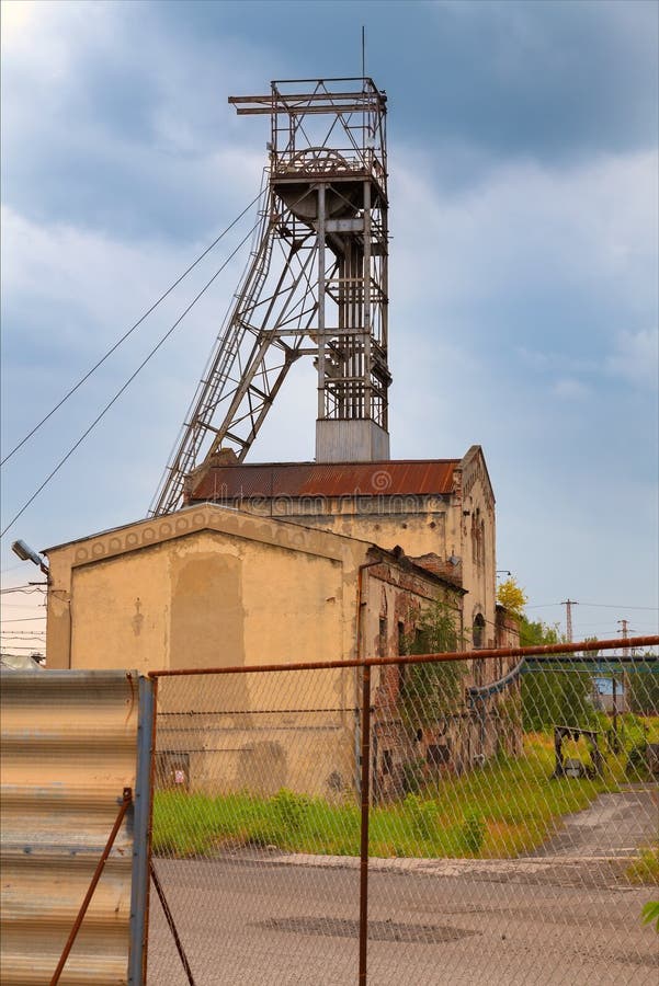 Coal mine stock image. Image of coalmine, hoist, frame - 57934211