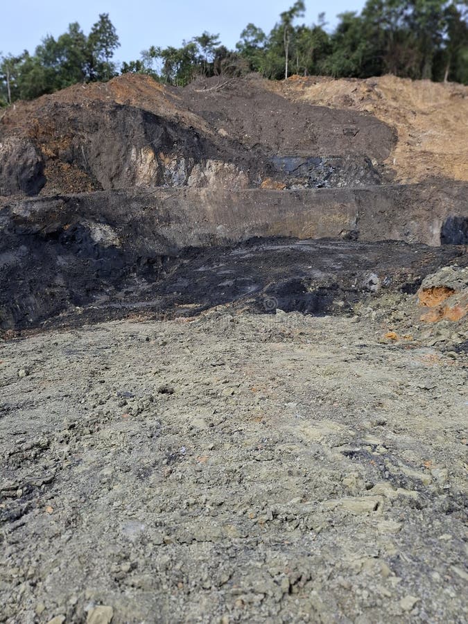 Coal Mine in the Lebong City Stock Photo - Image of ruins, cliff: 378756422