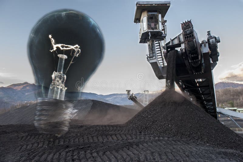 Coal mine stock illustration. Illustration of shape, isolated - 50450676