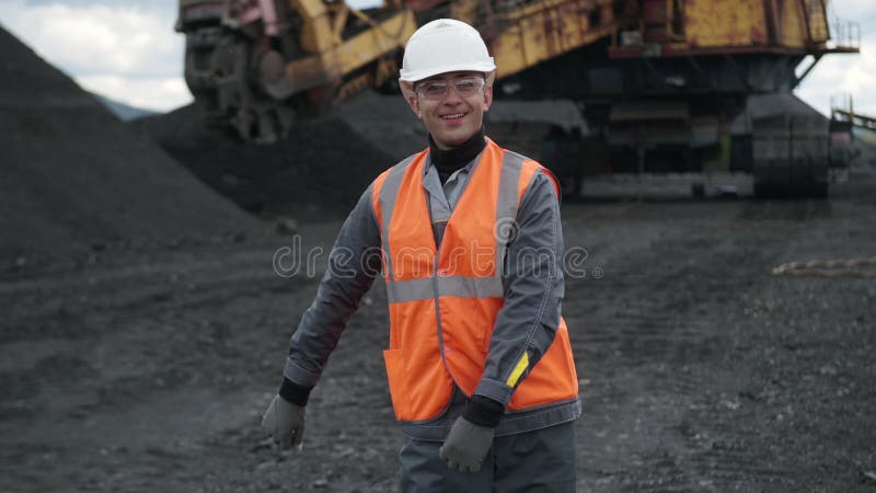 Coal Mine Mining Worker Miner Stock Footage - Video of caucasian ...