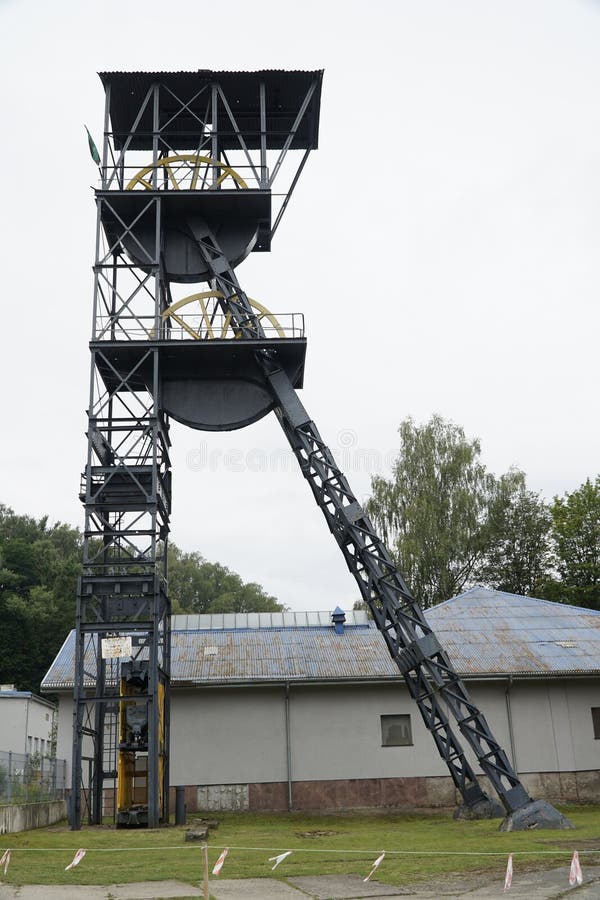 Coal Mine Shaft - Elevator - Nowa Ruda, Poland Editorial Stock Image ...