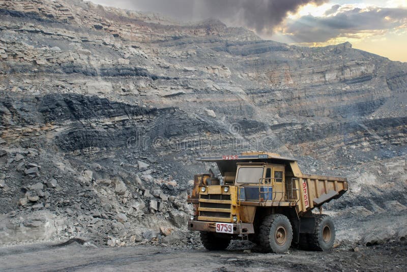 Coal Mining Activity of South India Editorial Stock Image - Image of ...