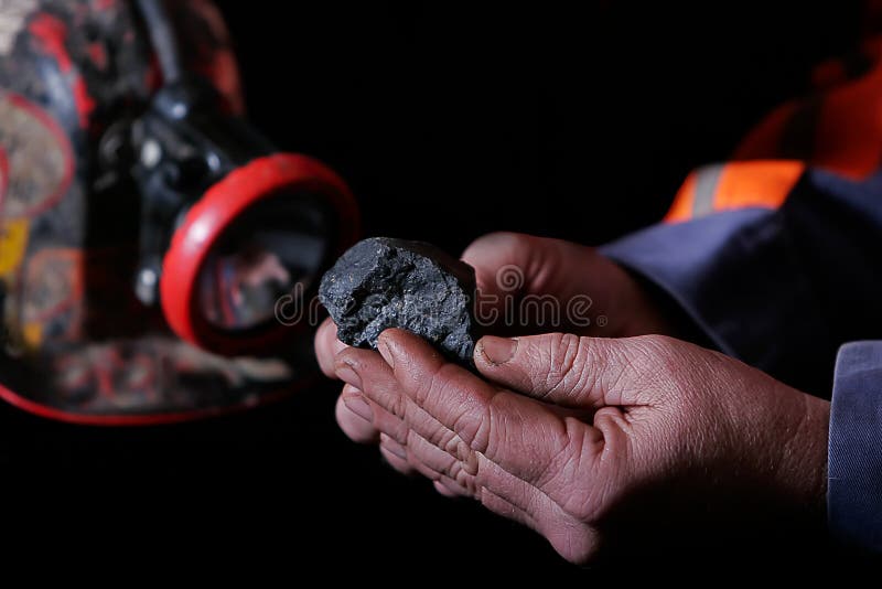 Coal Miner s Hands stock image. Image of miner, geology - 3836401