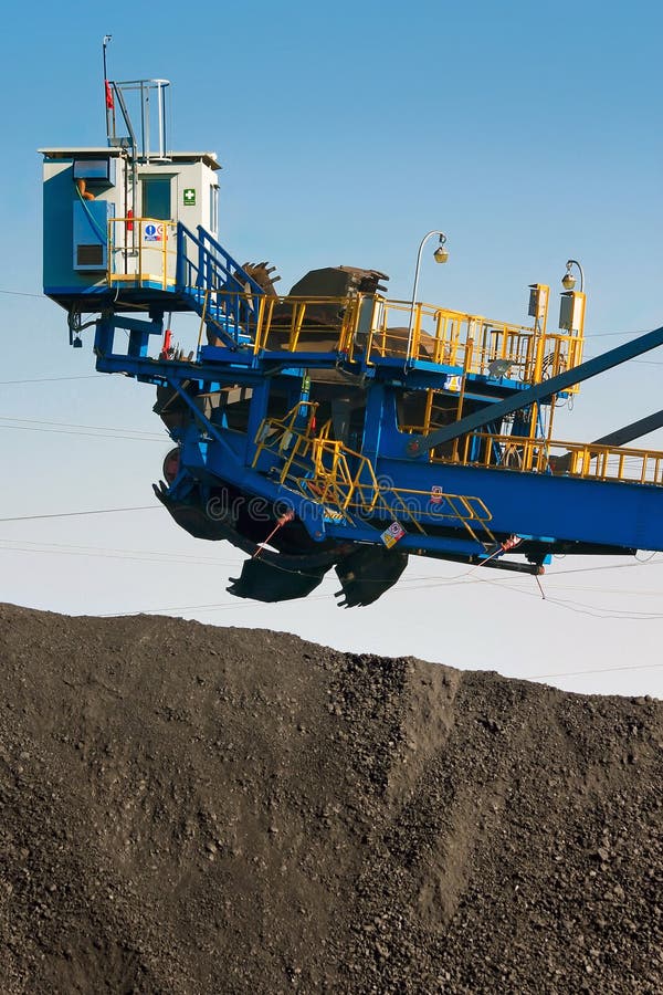 Coal mining stock image. Image of excavate, technology - 23635623