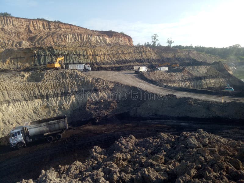 Coal Mining Activity Industry Business Editorial Stock Photo - Image of ...