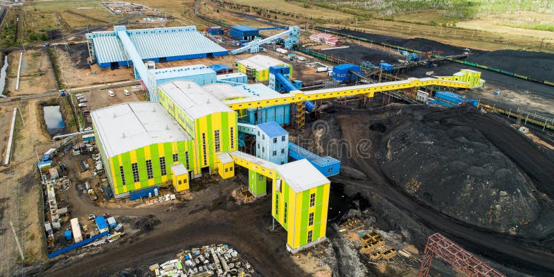 Coal mining from above stock photo. Image of industry - 150311774