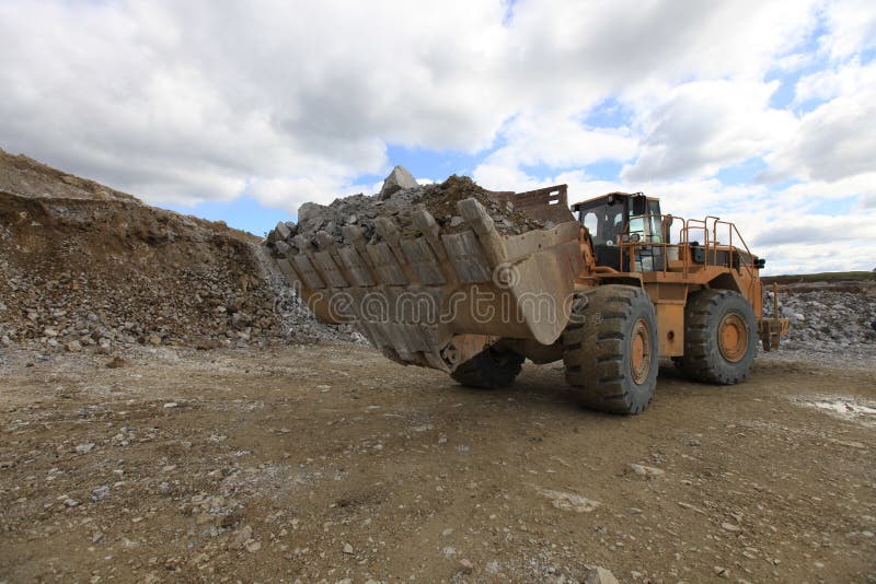 Coal Mining Equipment. Bulldozer Stock Photo - Image of quarry, vehicle ...