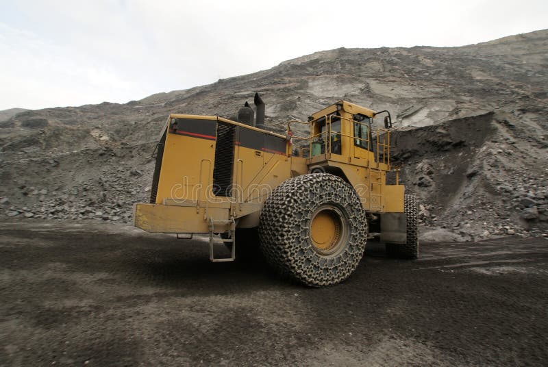 Coal Mining Equipment. Bulldozer Stock Image - Image of vehicle ...