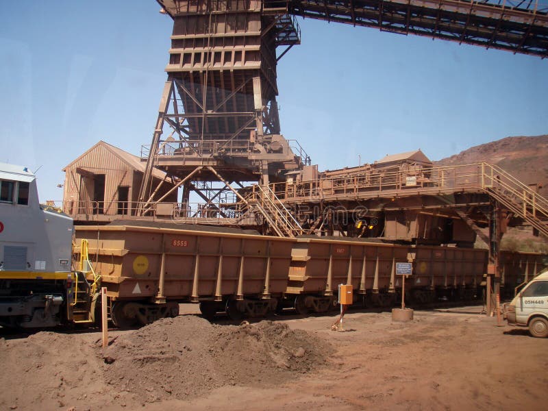 Coal Mining Industry in Australia Stock Image - Image of production ...