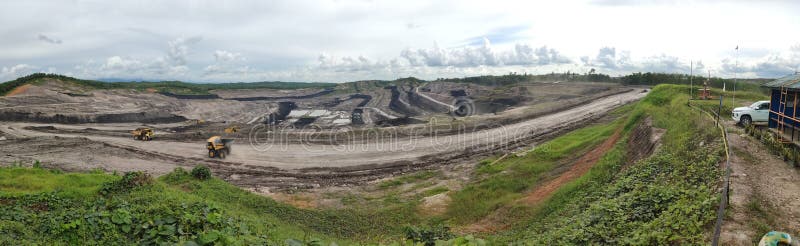 Coal Mining Landscape in Indonesia,Balangan Coal ,Adaro Indonesia ...