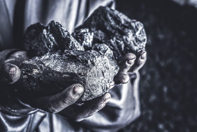 Coal Mining :miner Hold in the Hand. Picture Idea about Coal Mining or ...