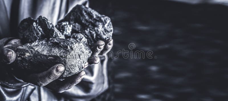 Coal Mining :miner Hold in the Hand. Picture Idea about Coal Mining or ...