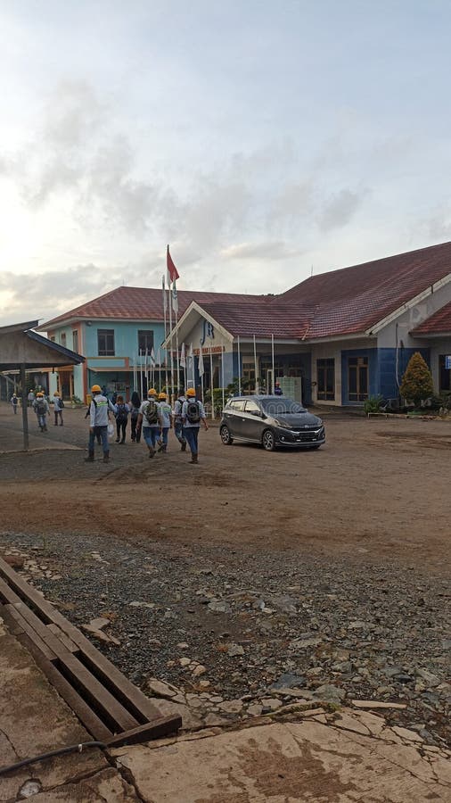 Coal Mining Office in South Kalimantan Stock Image - Image of mining ...