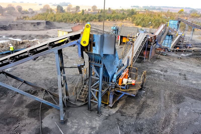 Coal Mining and Processing Plant Equipment Editorial Image - Image of ...