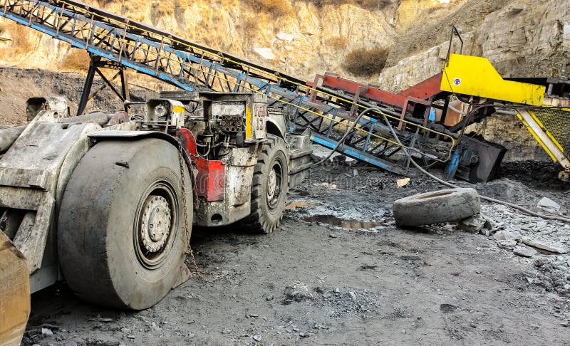 Coal Mining and Processing Equipment Stock Photo - Image of commodities ...