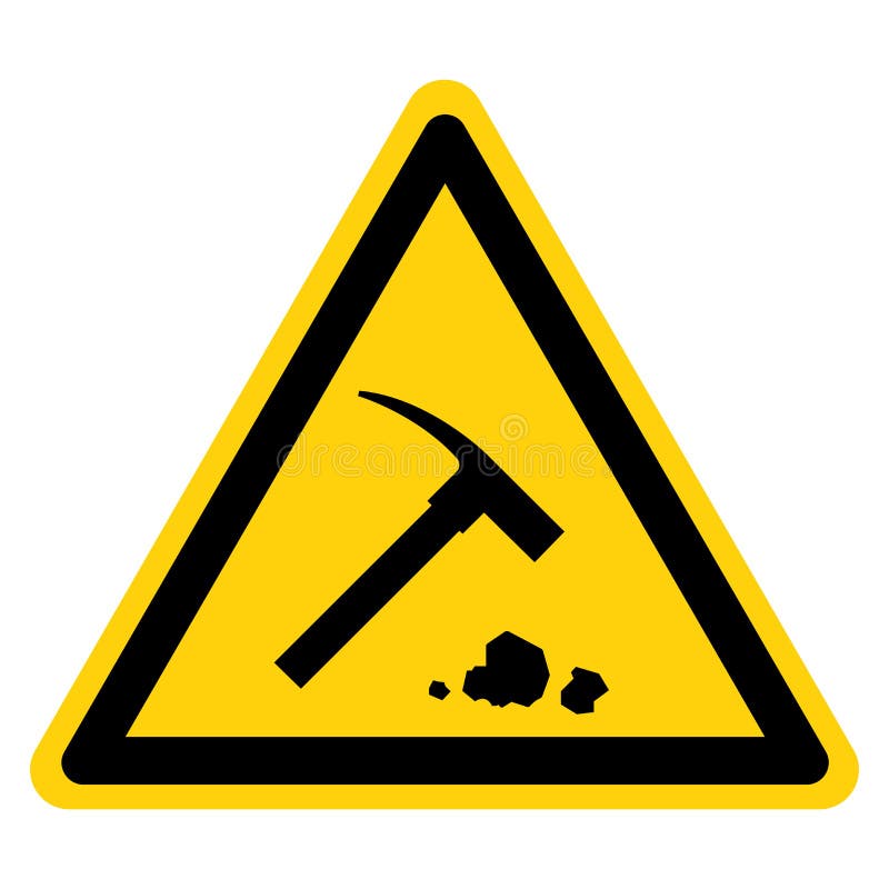 Coal Mining Symbol Sign, Vector Illustration, Isolate on White ...