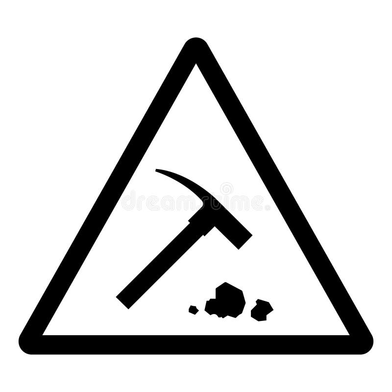 Coal Mining Symbol Sign, Vector Illustration, Isolate on White ...