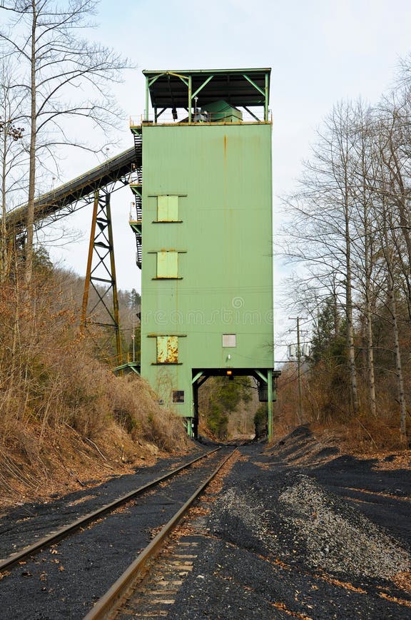 Coal Mining Tipple stock image. Image of loader, economy - 38384633
