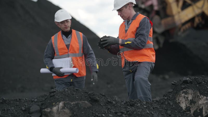 Coal Mining Mine Open Pit Aerial View Above Industry Stock Video ...