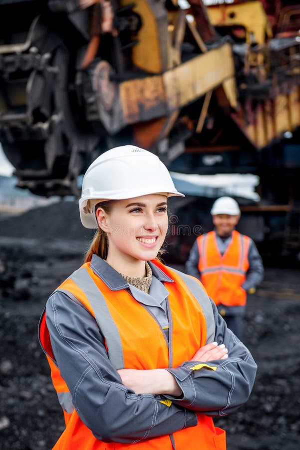 Coal mining workers stock image. Image of construction - 92954487