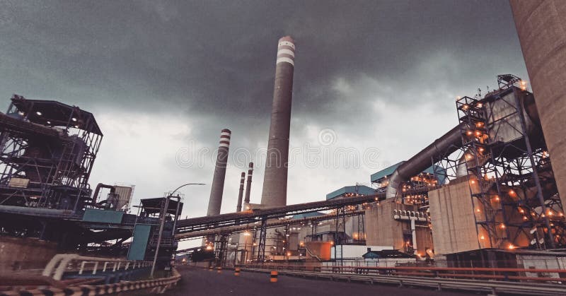 Coal Power Plant Paiton Indonesia Stock Image - Image of indonesia ...