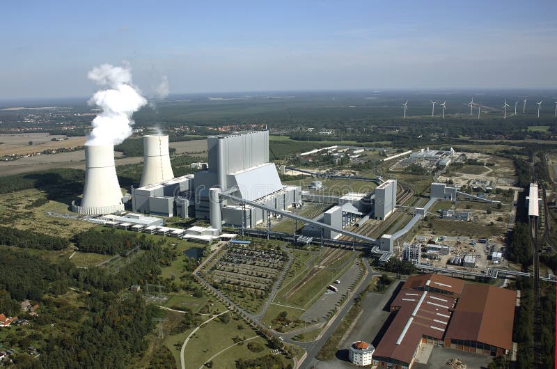Coal power station stock photo. Image of germany, natur - 82886564