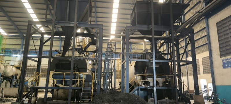 Coal-powered boiler engine stock photo. Image of iron - 331586480