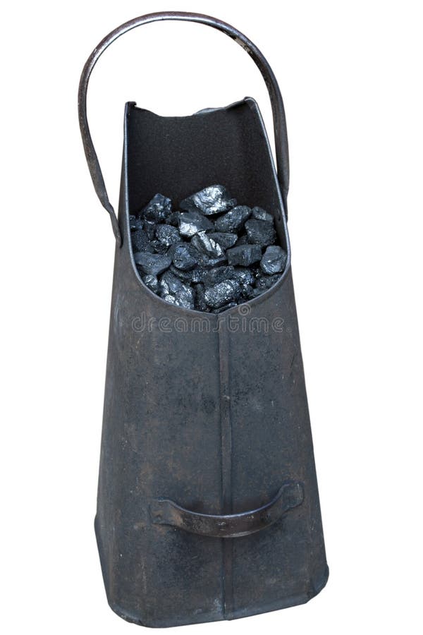 Coal scuttle stock photo. Image of anthracite, burn, burning - 22622310