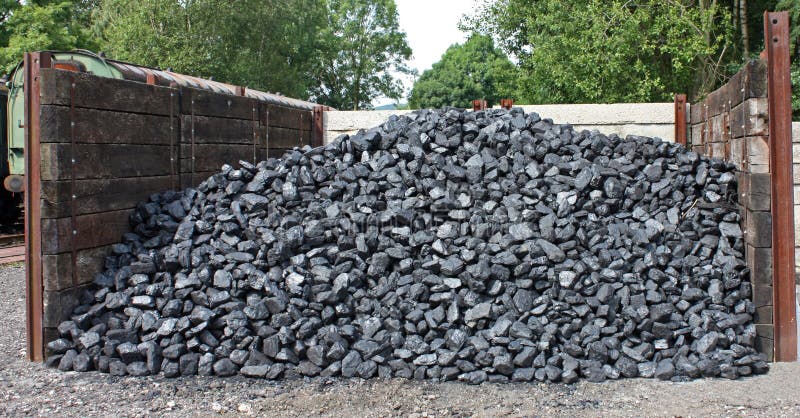 Coal Pile. stock photo. Image of lumps, background, rock - 10827098