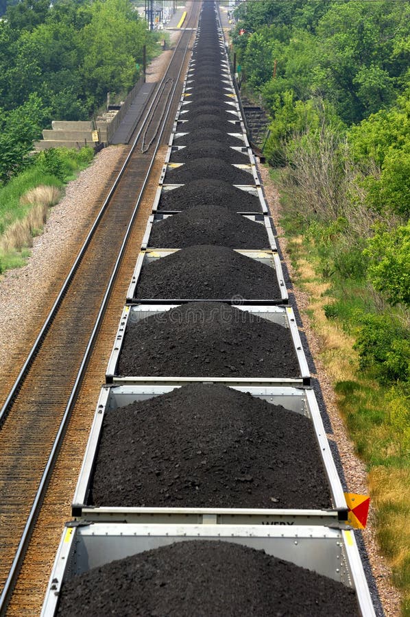 Coal Train stock photo. Image of resources, power, american - 2936268