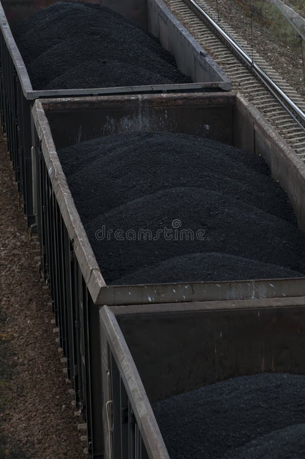 Coal Train stock image. Image of color, american, vehicle - 81722311