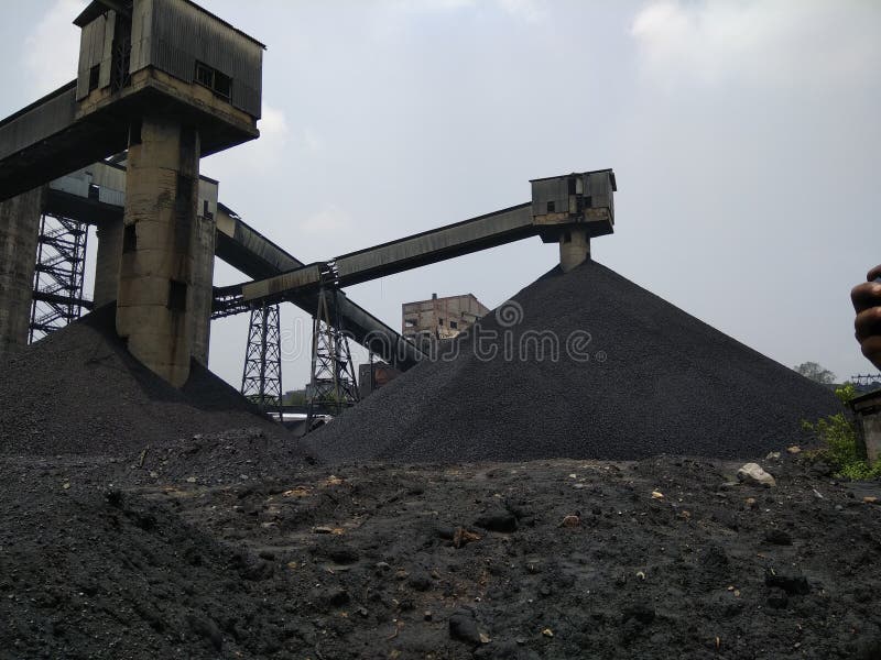 Coal washing plant stock image. Image of geological, zealand - 67657139