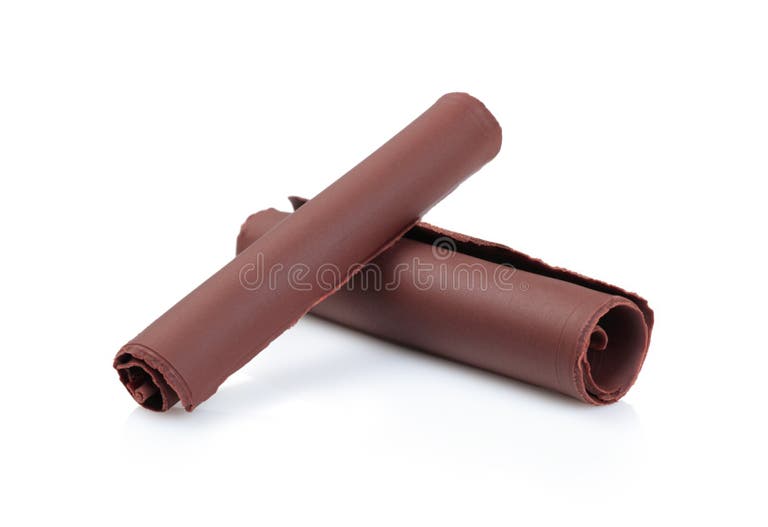 Coalhada De Chocolate Com Fundo Branco Imagem de Stock - Imagem de ...