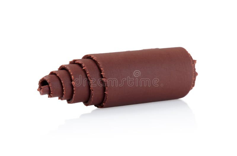 Coalhada De Chocolate Com Fundo Branco Foto de Stock - Imagem de ...