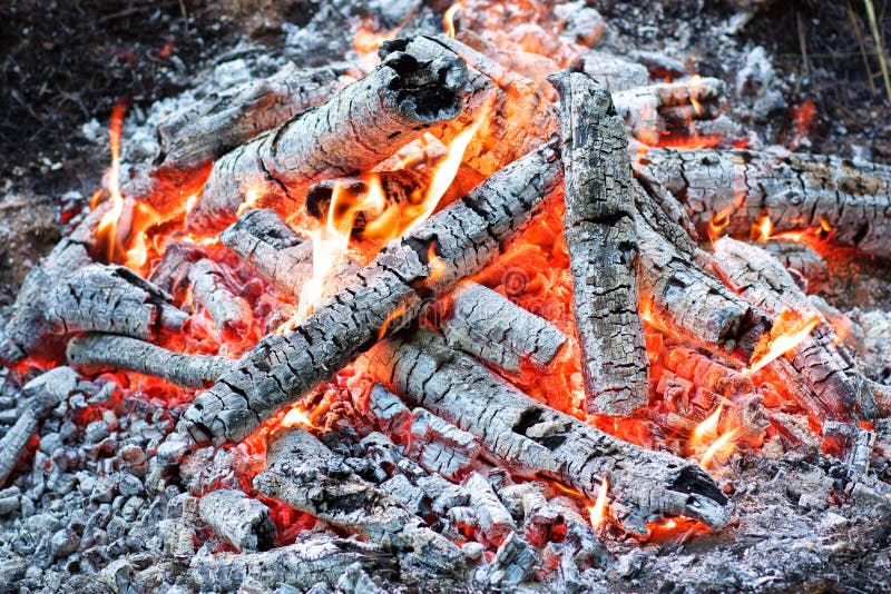 Coals in the fire stock image. Image of burning, fireplace - 25196083