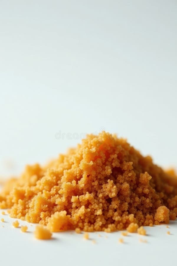 Coarse Brown Sugar Crystals Close-up Texture Organic Macro Coarse Stock ...