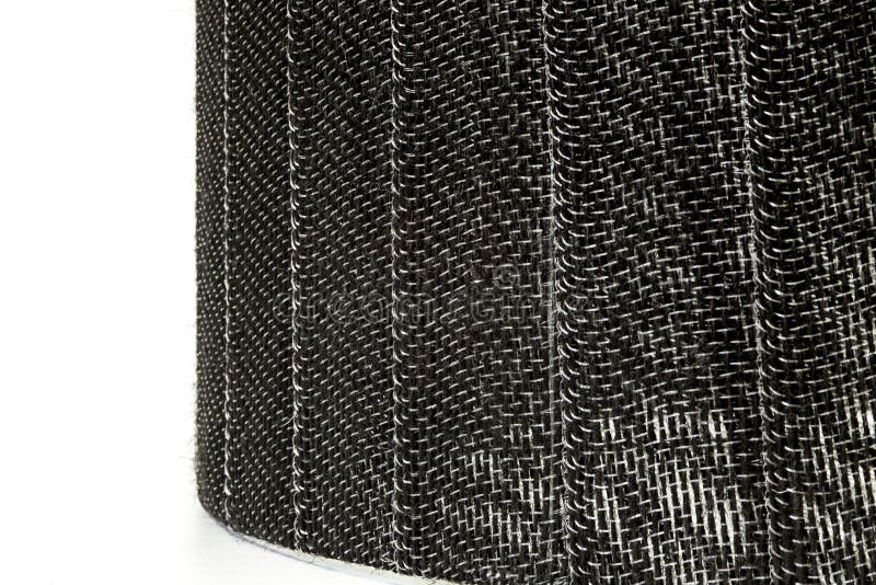 Coarse Cloth of Black Thread. Vector Fabric Texture Background Stock ...