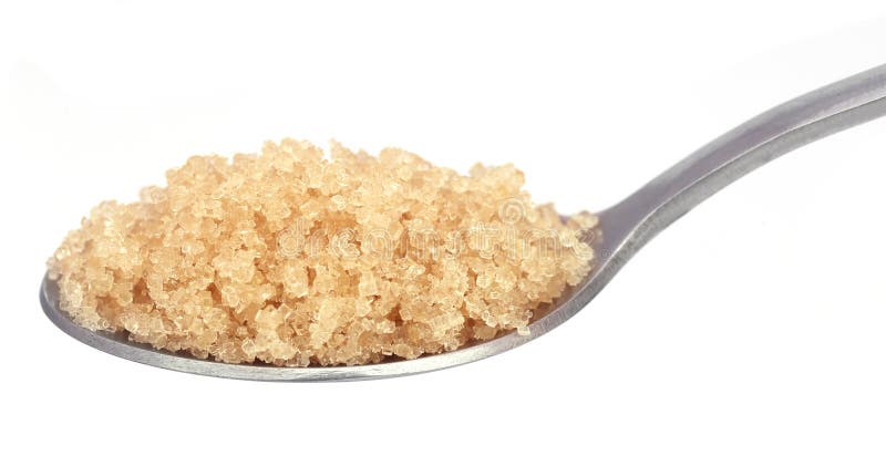 Coarse Crystals of Brown Sugar Stock Image - Image of grained, pure ...