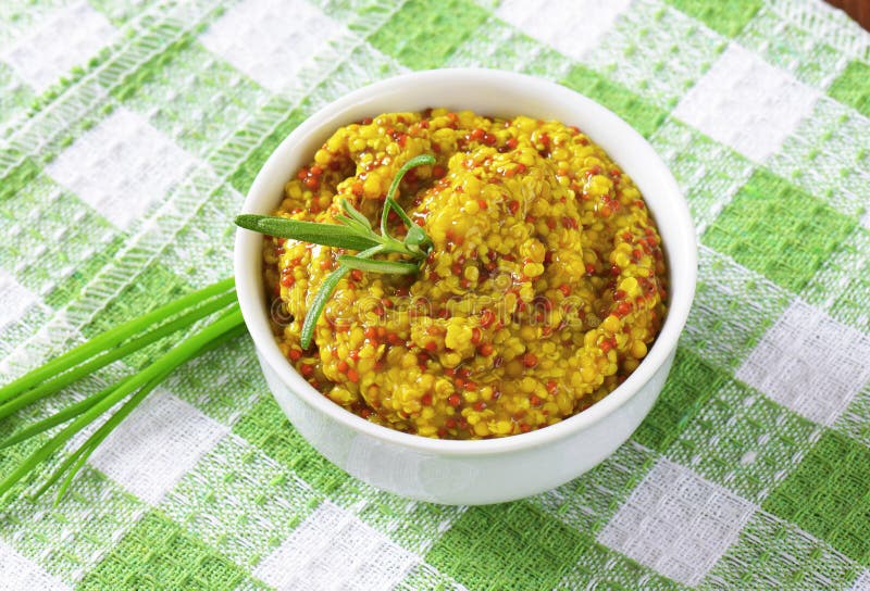 Coarse Mustard stock photo. Image of food, gourmet, granary - 50902420
