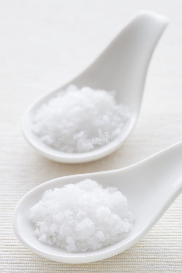 Coarse salt stock photo. Image of ingredient, bath, ceramic - 29630976
