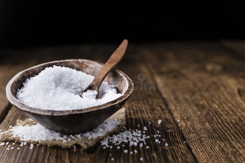 Coarse Sea Salt stock photo. Image of salt, cooking, white - 60101202