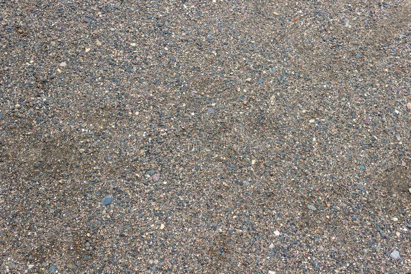 Coarse Sand with Small Stones. Stock Image - Image of dull, small ...