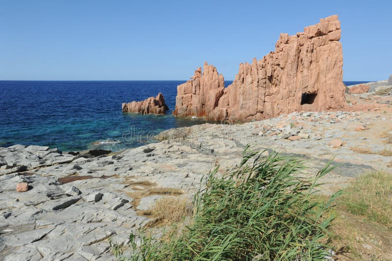 Coast at Arbatax on the Island of Sardinia Stock Photo - Image of ...