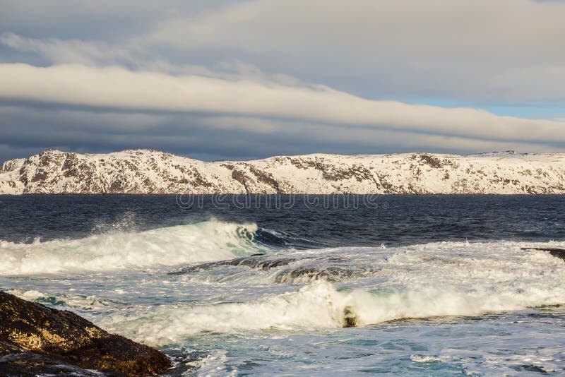 The Coast of the Barents Sea, Russia Stock Photo - Image of region ...