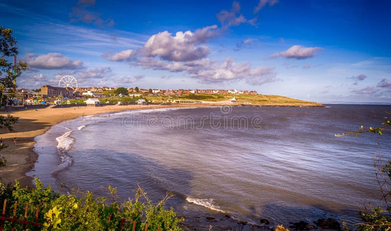 Welsh Coast on a Summer Holiday Day. Stock Photo - Image of rock, field ...