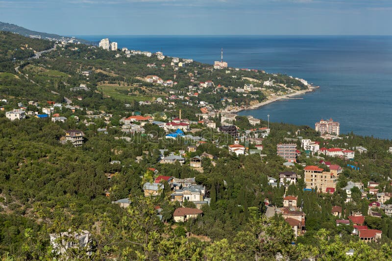Coast of the Black Sea of Crimean Peninsula Stock Photo - Image of ...