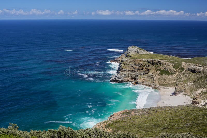 The Coast at Cape Point in South Africa Stock Image - Image of blue ...