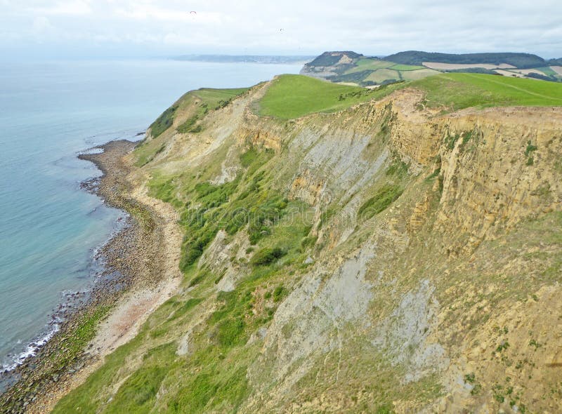 Coast at Eype in Dorset, England Stock Photo - Image of rock, eype ...